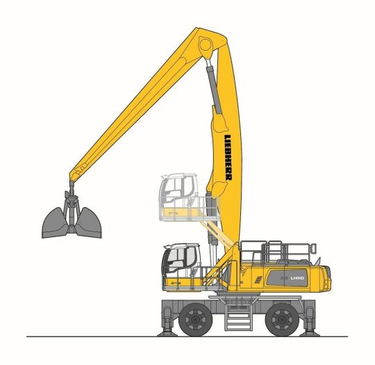 Liebherr LH 110 M Port Litronic | Nagel-Gruppe