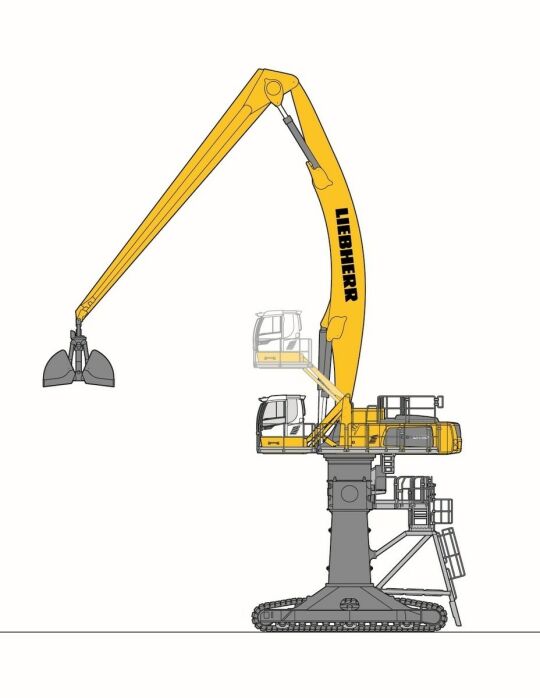 Liebherr LH 110 C Gantry Port Litronic | Nagel-Gruppe